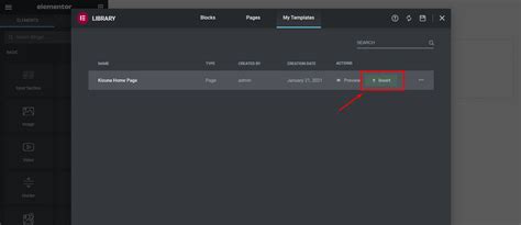 Cara Save Import Dan Export Template Elementor
