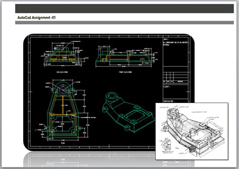 Autocad Assignment 1 مستقل