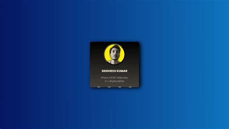 Siddhesh Kumar On Linkedin Webdevelopment Html Css Projectshowcase