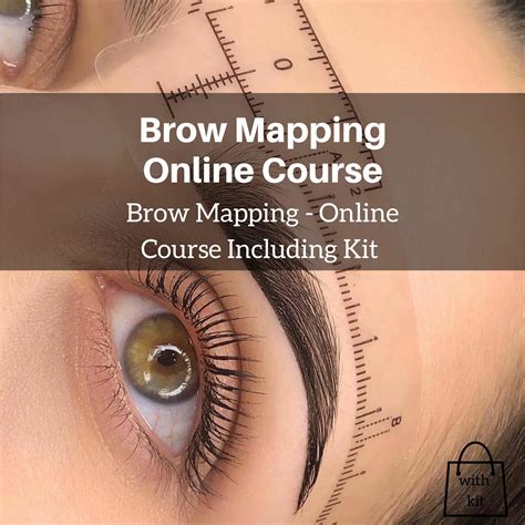 brow mapping including kit online course lash and brow institute