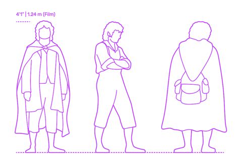 Frodo Baggins Dimensions And Drawings