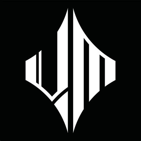 Vm Logo Monogram With Diamond Shape Design Template 16154647 Vector Art At Vecteezy