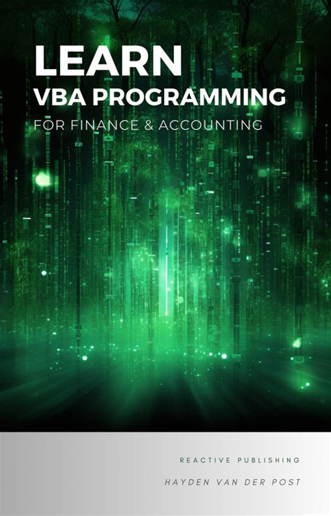 Learn Vba Programming For Finance And Accounting