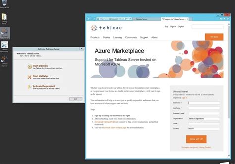 Tableau Server In The Azure Marketplace Microsoft Azure Blog