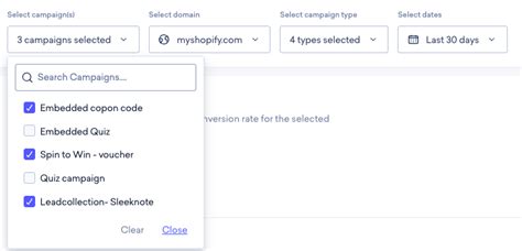 Sleeknote Analytics Sleeknote