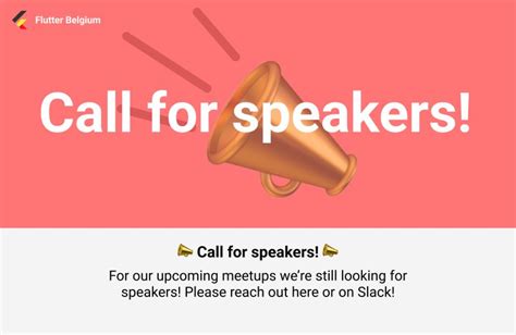 Flutter Fluttermeetup Community Techtalks Callforspeakers