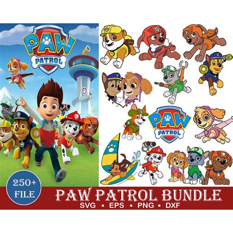 Paw Patrol Svg Paw Patrol Svg Bundle Paw Patrol Svg Fi Inspire Uplift