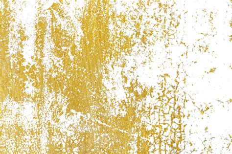 골드는 텍스처를 스플래시합니다 브러시 스트로크 디자인 요소입니다 균열 스커프 칩 얼룩 잉크 반점 라인의 그런지 황금 배경 패턴 0명에 대한 스톡 사진 및 기타 이미지