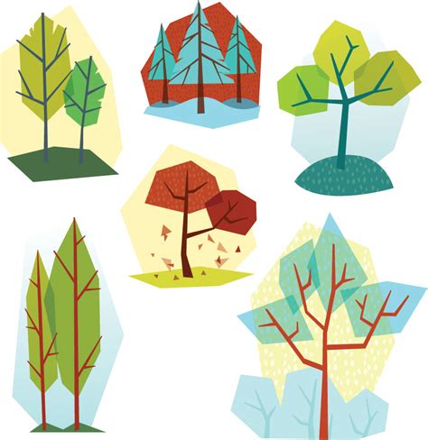 Angular Trees By Tatiana Cociorva For Inkydeals On Dribbble