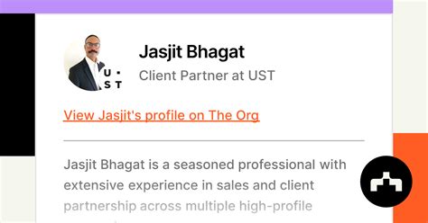 Jasjit Bhagat Client Partner At Ust The Org