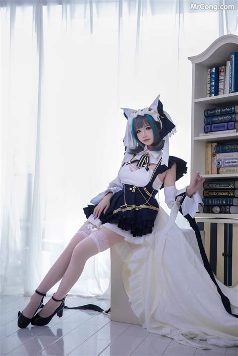 Coser雪晴astra 雪晴嘟嘟 Vol037 Azure Lane 柴郡 18 Photos Hot Girl China