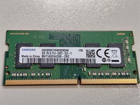 4 Gb Samsung Ddr4 2400 Mhz Ram Memorija Za Laptop