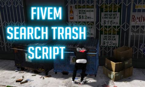 Fivem Search Trash Script Esx Optimized High Quality Etsy Australia