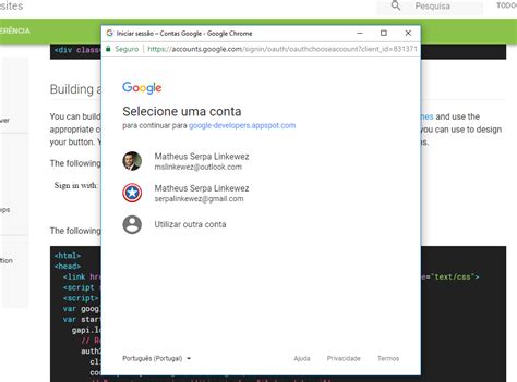 Oauth Signin Error At First Time Issue Google Google Api Javascript Client Github