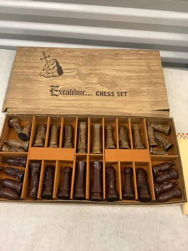 Excalibur Wooden Chess Set