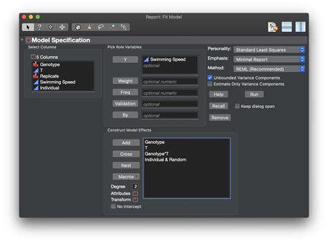 Solved How To Create A Nested Effect Within Interaction Factors Jmp User Community