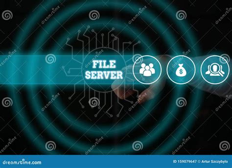 Conceptual Hand Writing Showing File Server Business Photo Showcasing Device Which Controls