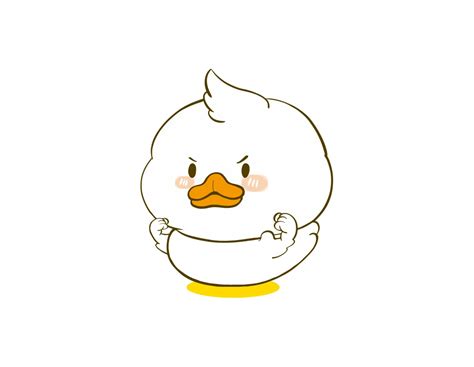 귀여운 닭 캐릭터 로고 디자인 포동포동하고 사랑스러운 치킨 브랜드