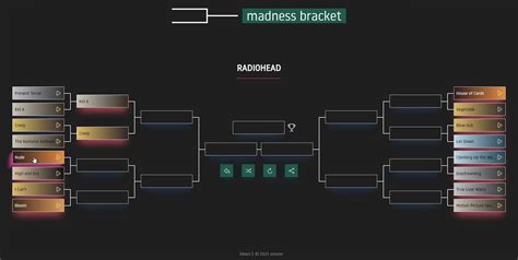 I Made A Tournament Bracket Generator For Your Favorite Songs Rwebdev
