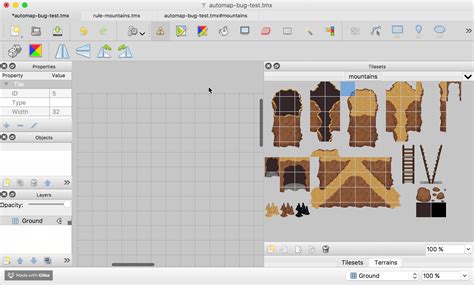automapping rules are not applied when using terrain tool · issue 1913