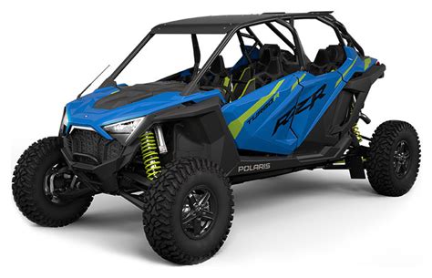 New 2024 Polaris Rzr Turbo R 4 Premium Velocity Blue Utility Vehicles In Monroe Wa