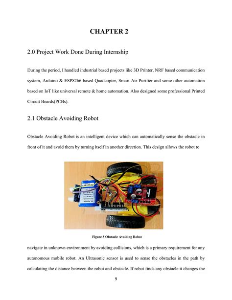 Internship Report On Iot And Robotics Pdf