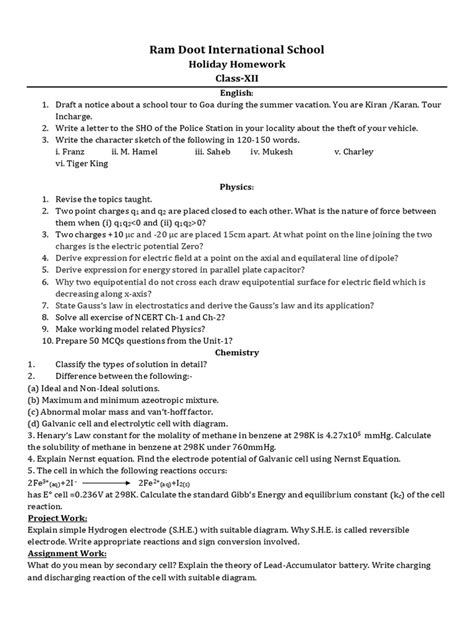 Cl 12 Summer Homework Download Free Pdf Gross Domestic Product Measures Of National Income