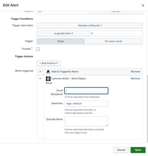 Configuration Splunk Cyences App For Splunk