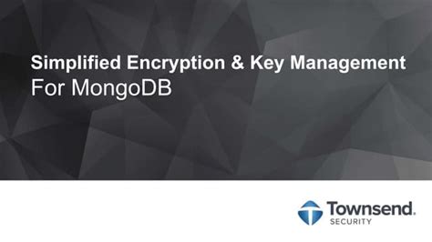 Simplified Encryption And Key Management Ppt