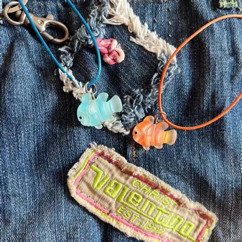 Ожерелье с подвеской в виде рыбы клоуна из смолы для женщин Aliexpress