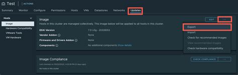 Quick Tip Downloading Esxi Image Iso Or Zip From Vsphere Lifecycle Manager Vlcm