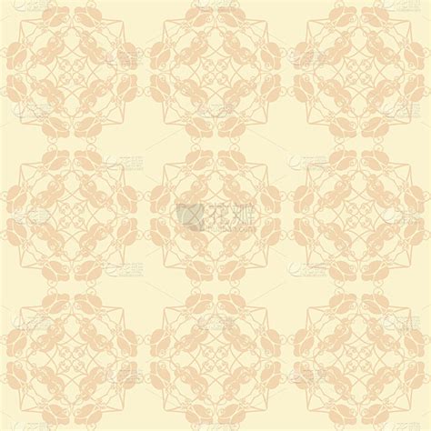 中性花卉装饰。米黄色的颜色