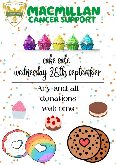 Macmillan Cake Sales And More Riverside Education