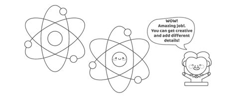 Atoms Coloring Pages 2025