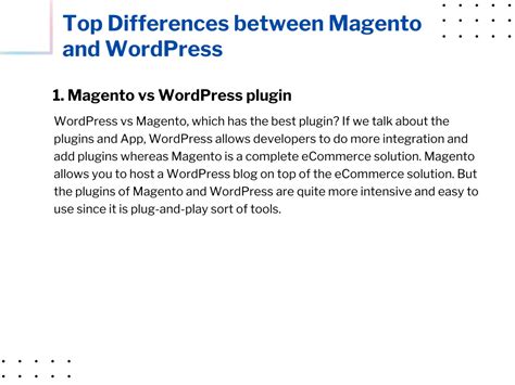 Ppt Differences Between Magento And Wordpress Powerpoint Presentation Id11287801