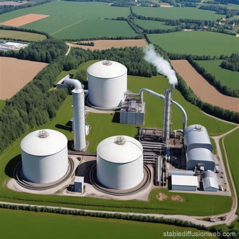 Biogas Power Plant Stable Diffusion Online