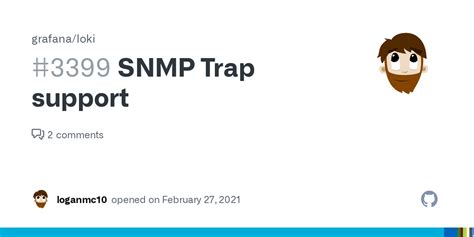 Snmp Trap Support · Issue 3399 · Grafanaloki · Github