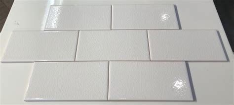 3” X 6” Adex Hampton White Crackle Subway Tile Ceramic Tile