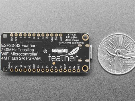 Adafruit Esp32 S2 Feather 4 Mb Flash 2 Mb Psram Stemma Qt Qwiic