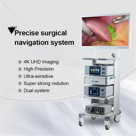 4k Medical Fluorescent Rigid Laparoscope Tower Endoscope Camera 4k