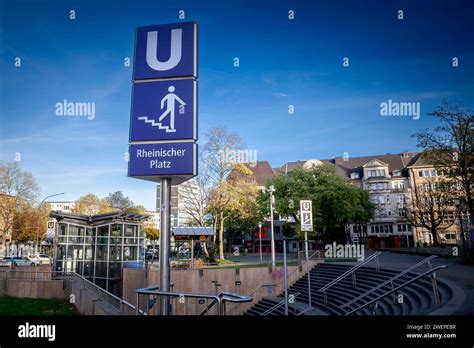 Picture Of A The Sign Indicating A Station Of The U Bahn System Of