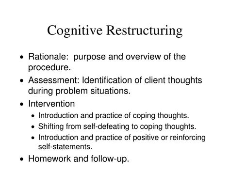 Ppt Cognitive Restructuring Powerpoint Presentation Free Download Id6177357 Ppt Cognitive Restructuring Powerpoint Presentation Free Download Id6177357