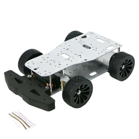 Probots 4 Wheel Ackerman Smart Robot Car Alluminium Chassis Platform Diy Unassembled Kit Buy