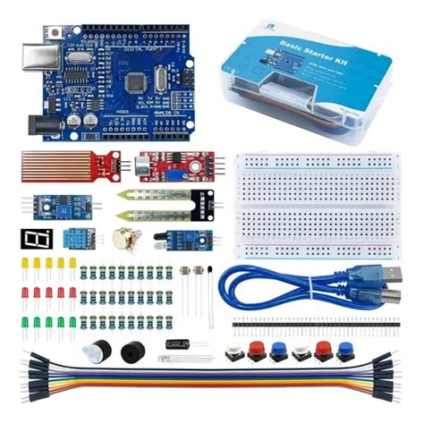 Kit Básico De Inicio Uno R3 Para Arduino Ide Con Tutorial Meses Sin Interés