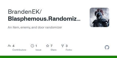 Github Brandenekblasphemousrandomizer An Item Enemy And Door Randomizer