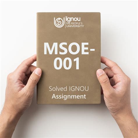 Msoe 001 Ignou Solved Assignment Solution Free Download 2023 24