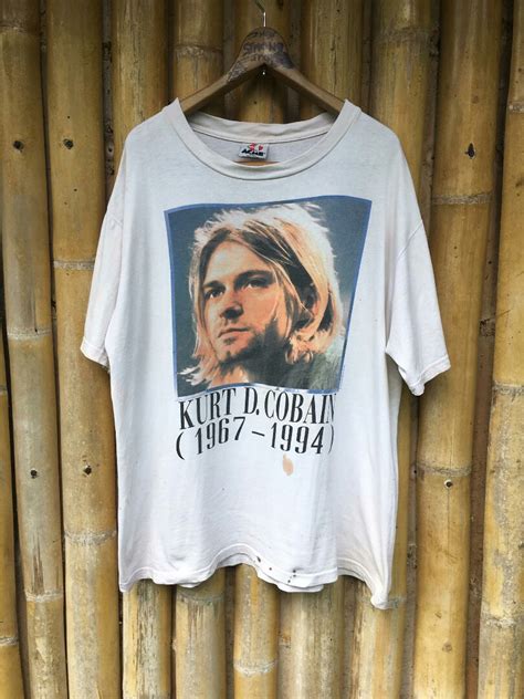 1995 Kurt Cobain Mens Fashion Tops And Sets Tshirts And Polo Shirts On