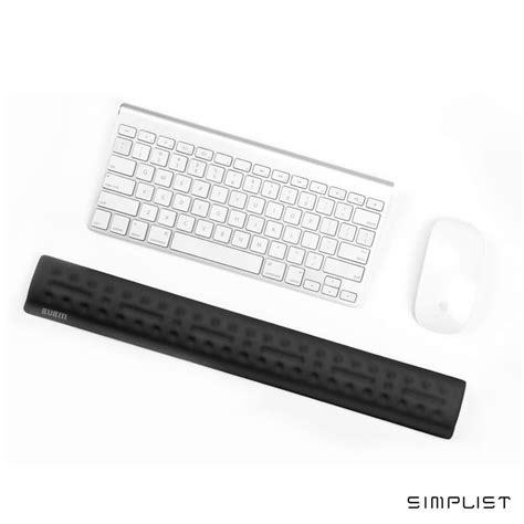 Simplist Bubm Keyboard Wrist Rest Pad Non Slip Ergonomic Support For Comfortable Typing
