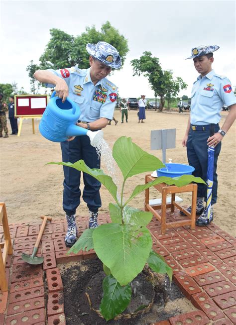 ကာကွယ်ရေးဦးစီးချုပ်ရုံး ကြည်း၊ ရေ၊ လေ မိသားစုများ၏ ၂၀၂၄ ခုနှစ် ဒုတိယအကြိမ် မိုးရာသီသစ်ပင်စိုက်ပ