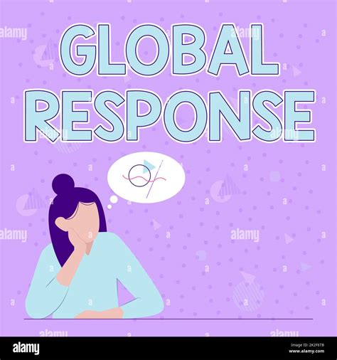 Hand Writing Sign Global Response Conceptual Photo Indicates The Behaviour Of Material Away